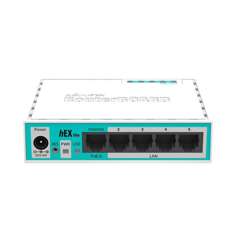 Mikrotik RouterBOARD hEX lite 5 puertos router 5 x 10100 PoE - RB750R2 ...